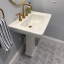 Signature Hardware Key WestPorcelain Pedestal Sink & Reviews | Wayfair